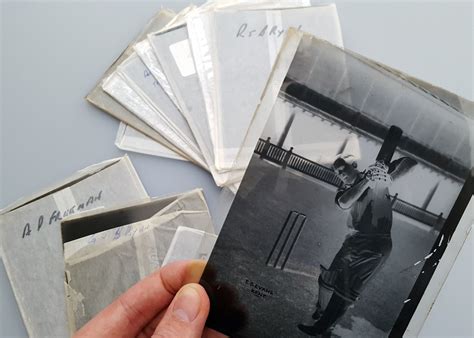 Box Of Old Glass Plate Photo Restoration Services