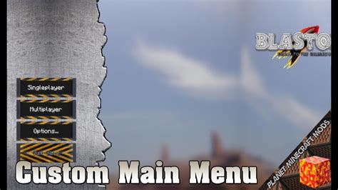 Custom Main Menu Mod 1 12 2 1 10 2 1 7 10 Edit The Minecraft Main Menu