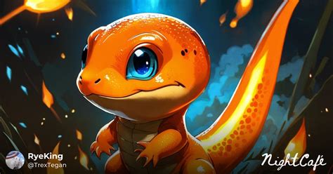 Realistic Charmander Adorable Charmander Chibi With Fiery