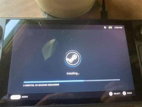 help installing over and over r steamdeck