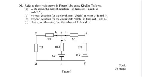 Solved Q Refer To The Circuit Shown In Figure By Using Chegg Com