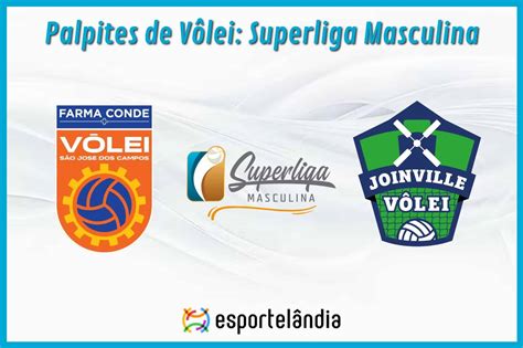 Palpites Vôlei São José X Joinville 10042024 Superliga Masculina