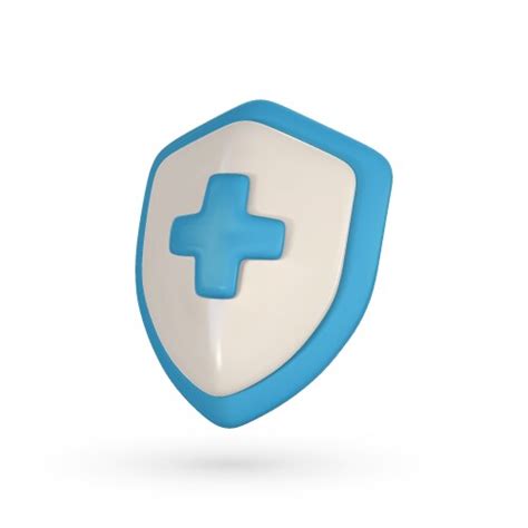 3d Medical Protection Shield Royalty Free Vector Image