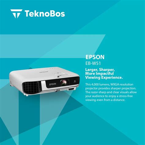Jual Epson Projector Eb W51 Shopee Indonesia