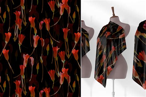 Pumpkin Flowers Seamless Pattern On Behance