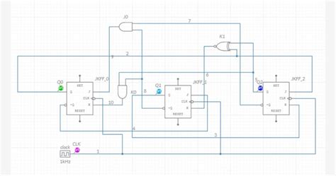 Solved The Figure Below Show J K Flip Flop Multisim Circuit Chegg