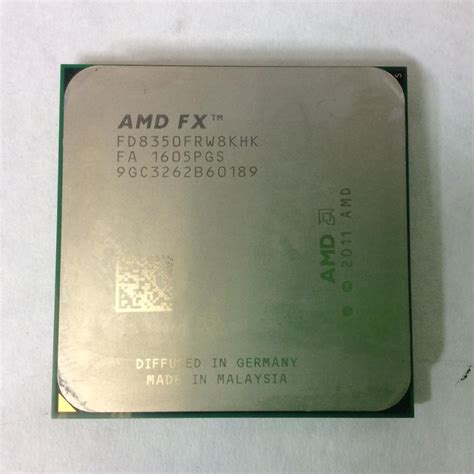 Used Amd Fx 8350 Apu Fd8350frw8khk Octa Core 400ghz Socket Am3 125w