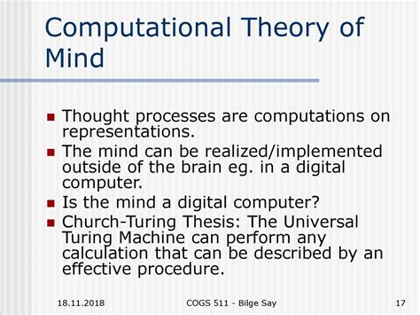 Computational Cognitive Modelling Ppt Download