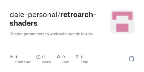 Github Dale Personalretroarch Shaders Shader Parameters To Work With Arcade Bezels