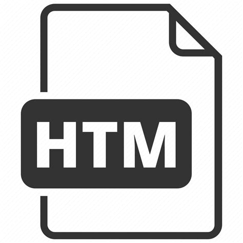 File Format Htm Hypertext Markup Language Icon Download On Iconfinder