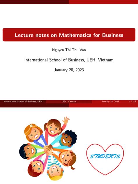 Lecturenotes On Maths4biz Pdf Internal Rate Of Return Trigonometric Functions