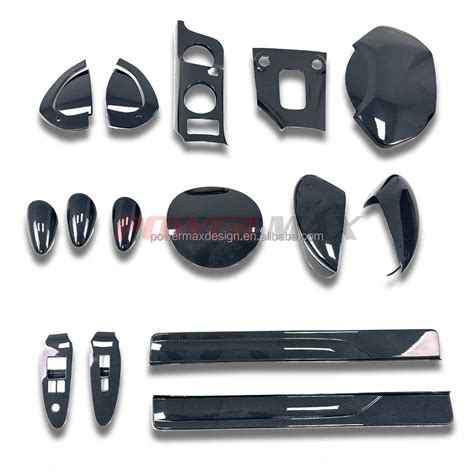 15 Pcs Dry Carbon Fiber Interior Kits For New Nissan Z RZ34 400Z 2023