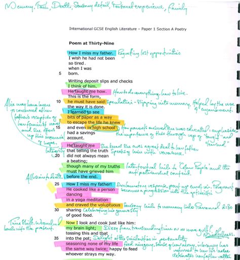 IGCSE Exam Poetry Awaken English