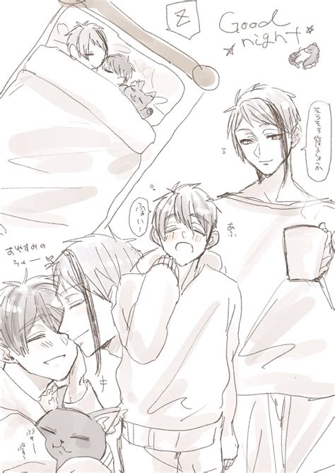 「ジェ監♂ おやすみ前のあれそれ落書き🛏💤 Twstプラスb 」白鞘の漫画