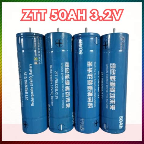 50ah Ztt 3 2v Rechargeable Lifepo4 Battery Lazada Ph