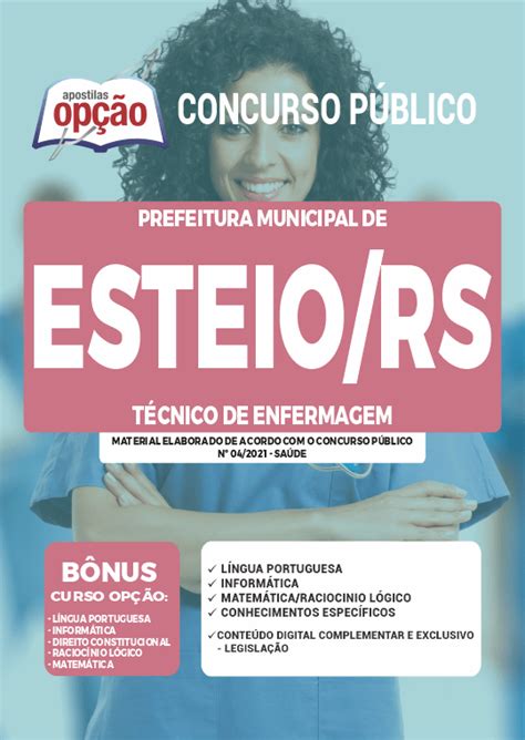 Apostila Prefeitura De Esteio Rs Técnico De Enfermagem