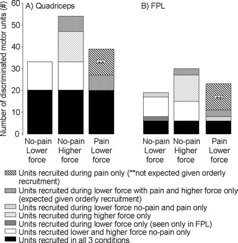 Number Of Discriminated Motor Units In Quadriceps A And Fpl B
