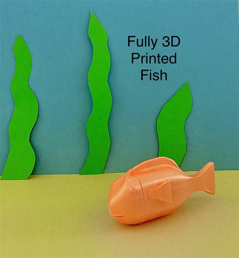 Fully 3d Printed Fish No Supports By Aron Bertsch Download Free Stl