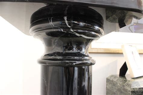 Neoclassical Revival Marble Pedestal For Sale At 1stdibs