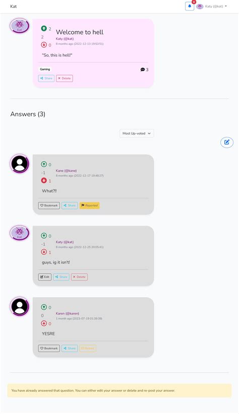 Kat Q And A Forum By Primo Codester