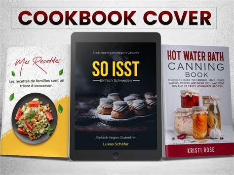 A Unique Cookbook Cover Recipe Book Cover Upwork