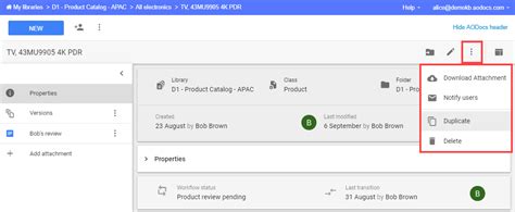 duplicate documents within a library aodocs knowledge base