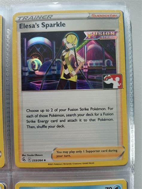 Elesa S Sparkle HOLO Pokemon TCG Prize Pack Stamp Stempel Kaufen