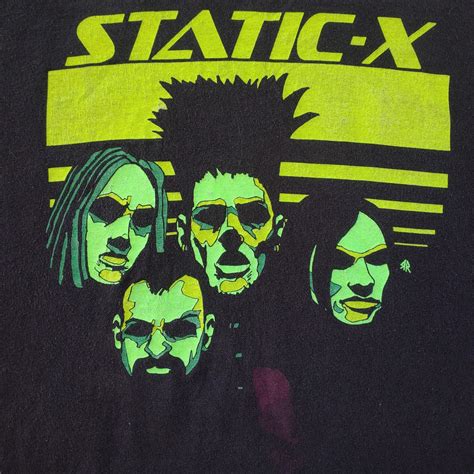 Vintage 1999 Static X Wayne Static Band Tee Promo Shi… Gem