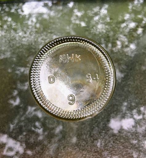 Vintage Hourglass Shaped Glass Bottle Etsy