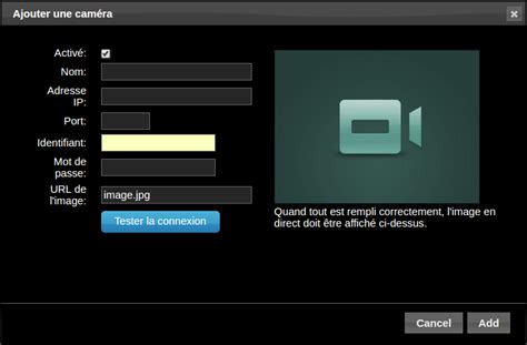 Domoticz Et Les Url Des Caméras Easydomoticz La Référence Domoticz Française
