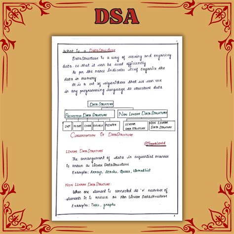 Dsa Handwritten Notes Topperworld