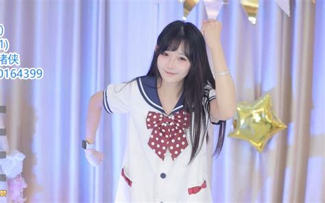 【鱼子酱】《强风大背头》小海军短袖连衣裙套装 直播跳舞录屏 王颜如玉 王颜如玉 哔哩哔哩视频
