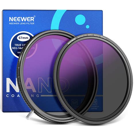 Neewer Hd True Colors 67mm Variable Nd Filter Nd2 512 1 9 Stops Vnd Filter