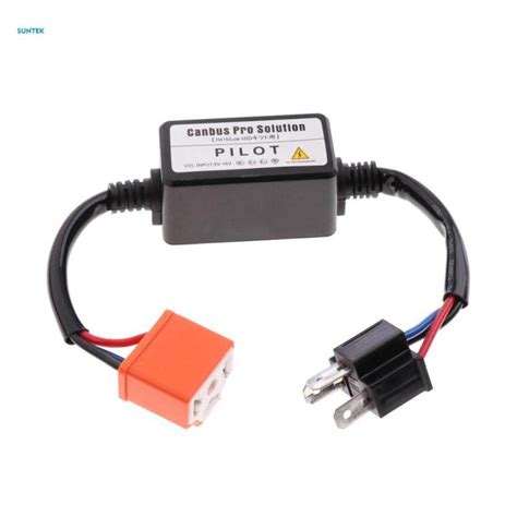 3xcar H4 Led Headlight Lamp Canbus Decoder Drl Anti Flicker Load