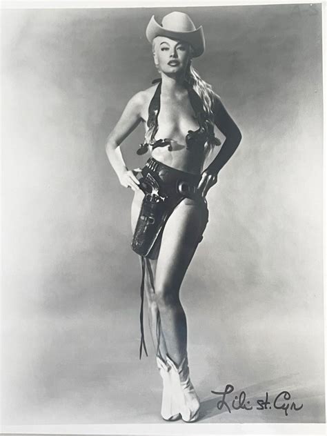 Burlesque Lili St Cyr Signed Photo