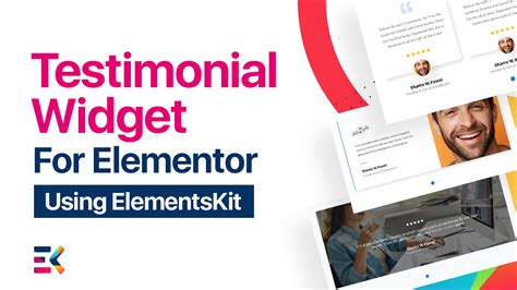 Testimonial Slider Widget For Elementor ElementsKit