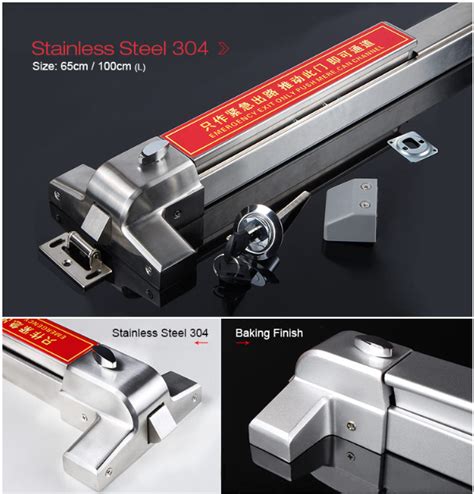 Door Push Bar Door Push Bar Panic Exit Device With Exterior Lever OEM Manufacturer S4A Access
