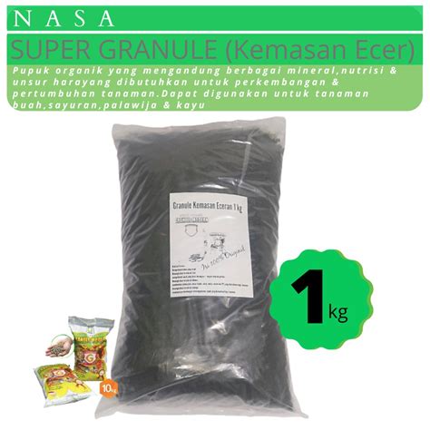 Jual Pupuk Supernasa Granule Pupuk Bunga Dan Pelebat Buah Granule Kemasan Kg Shopee Indonesia