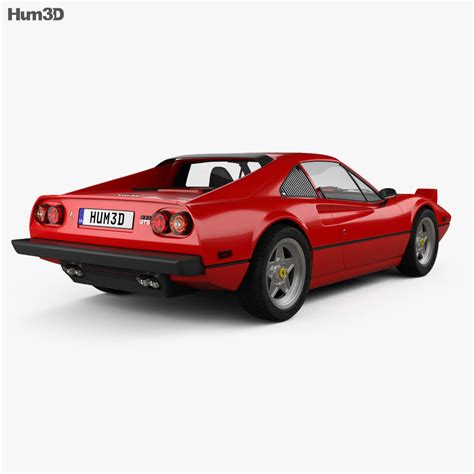 Ferrari 308 Gtb Gts 1975 3d Model Download Sports Car On