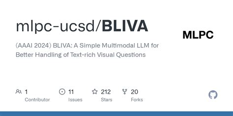 GitHub Mlpc Ucsd BLIVA AAAI 2024 BLIVA A Simple Multimodal LLM