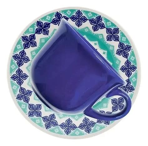 Kit Jogo Café Lanche Oxford Donna Lola 24 Peças Parcelamento sem juros