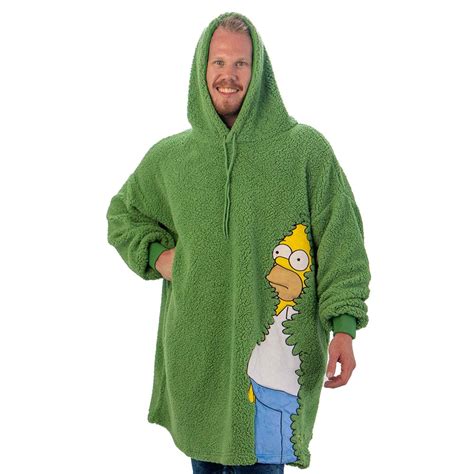 The Simpsons Homer Hedge Meme Oversized Blanket Hoodie Clothing