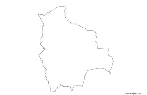Bolivia Map Vector