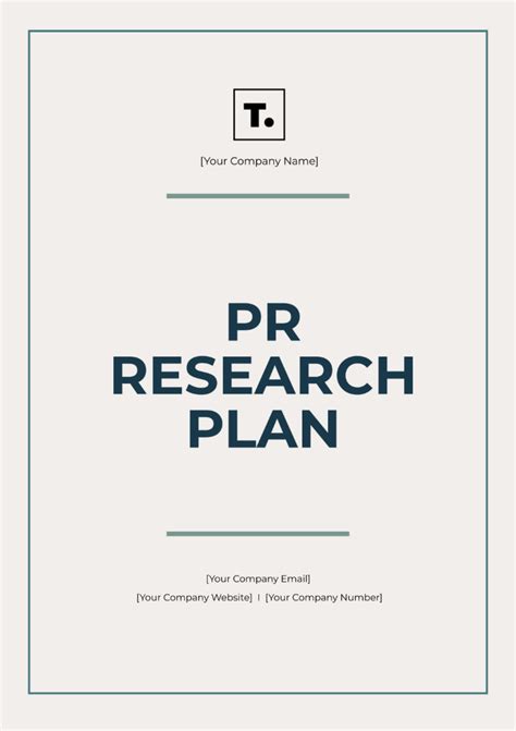 Free Pr Research Plan Template To Edit Online