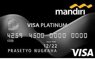 Kartu Kredit Mandiri Visa Platinum Limit Upgrade Signature Dan Cara Apply Kartu Bank