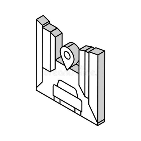 Car Final Destination Isometric Icon Vector Illustration Stock Vector Illustration Of Isolated