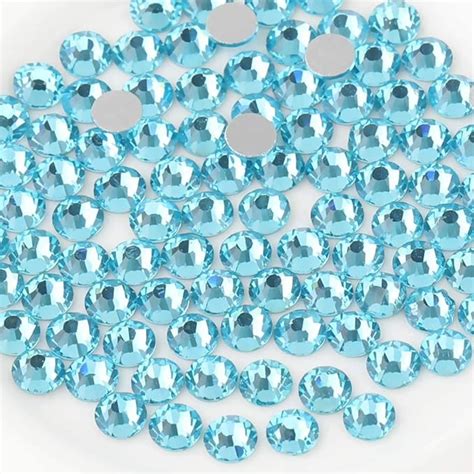 Amazon Beadsland 1440 Piece Flat Back Crystal Rhinestones Round