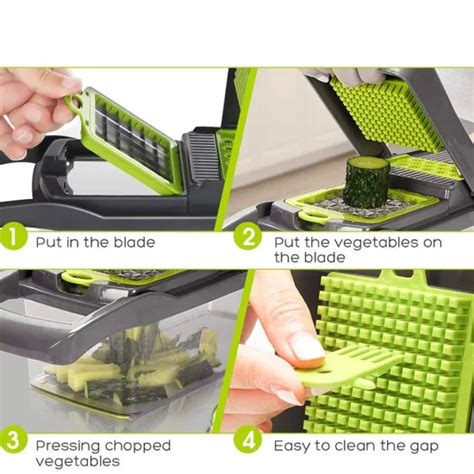 15 In 1 Vegetable Chopper Cutter All In 1 Vegetable Chopper Plastic