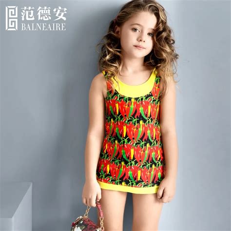 Balneaire Cute Girls Digital Printing Swmwearone Pieces Beachwear And