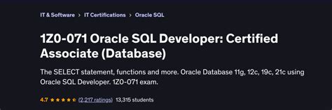 10 Best Udemy Courses To Learn Oracle Database In 2025 Cloudspinx